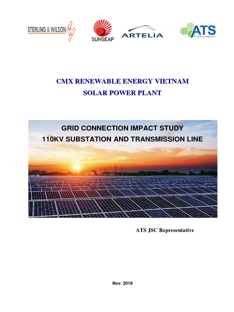 SUN ATS REP 001.A - Grid Connection Study PDF | PDF | Electrical Grid ...