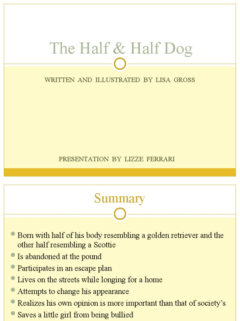 The Half & Half Dog | PDF