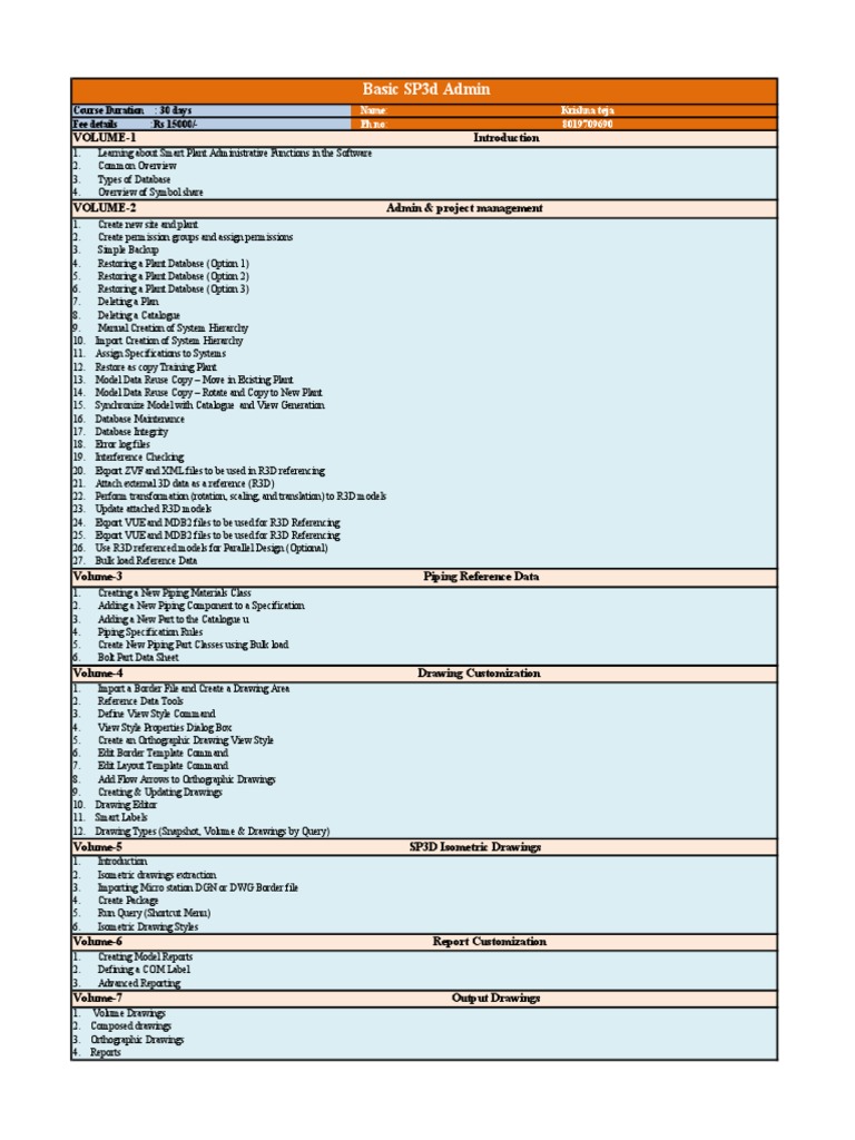 sp3d Admin | PDF | Databases | Data Management