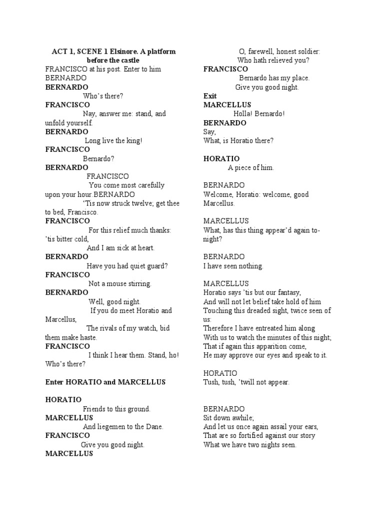 William Shakespeare HAMLET | PDF
