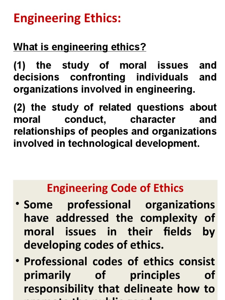 Code of Ethics Lecture | PDF | Engineer | Engineering