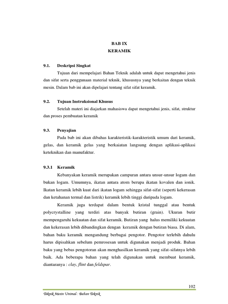 Bab Xii Keramik | PDF