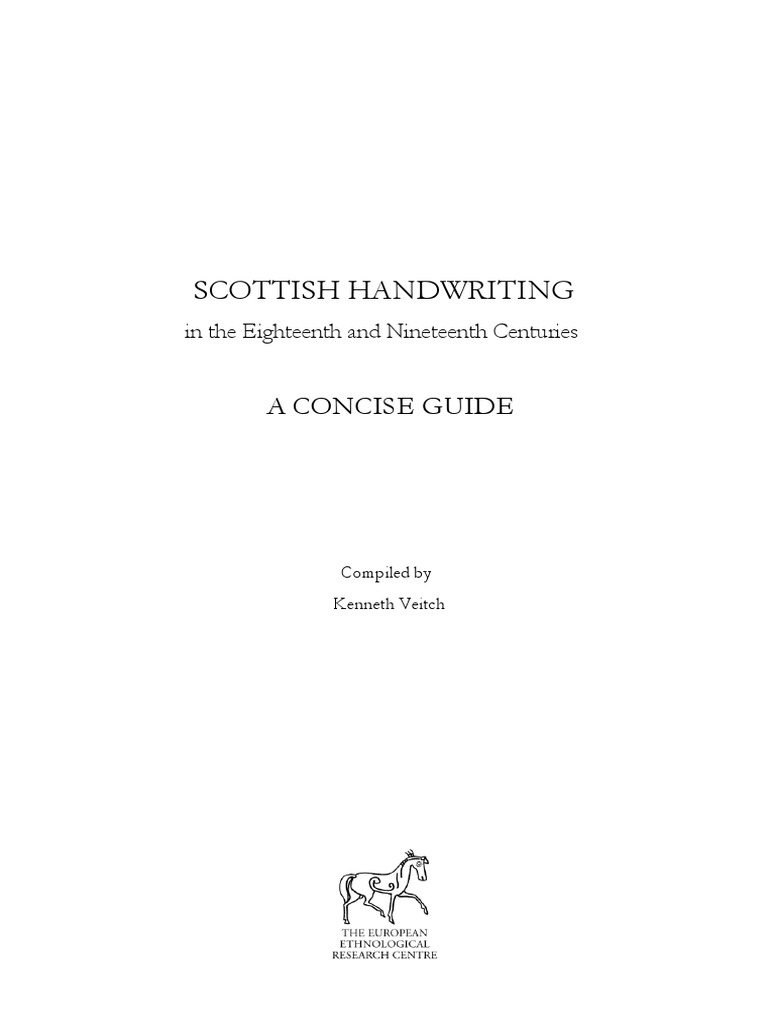 Scottish Handwriting Guide: 18th-19th Centuries | PDF | Penny | Letter Case