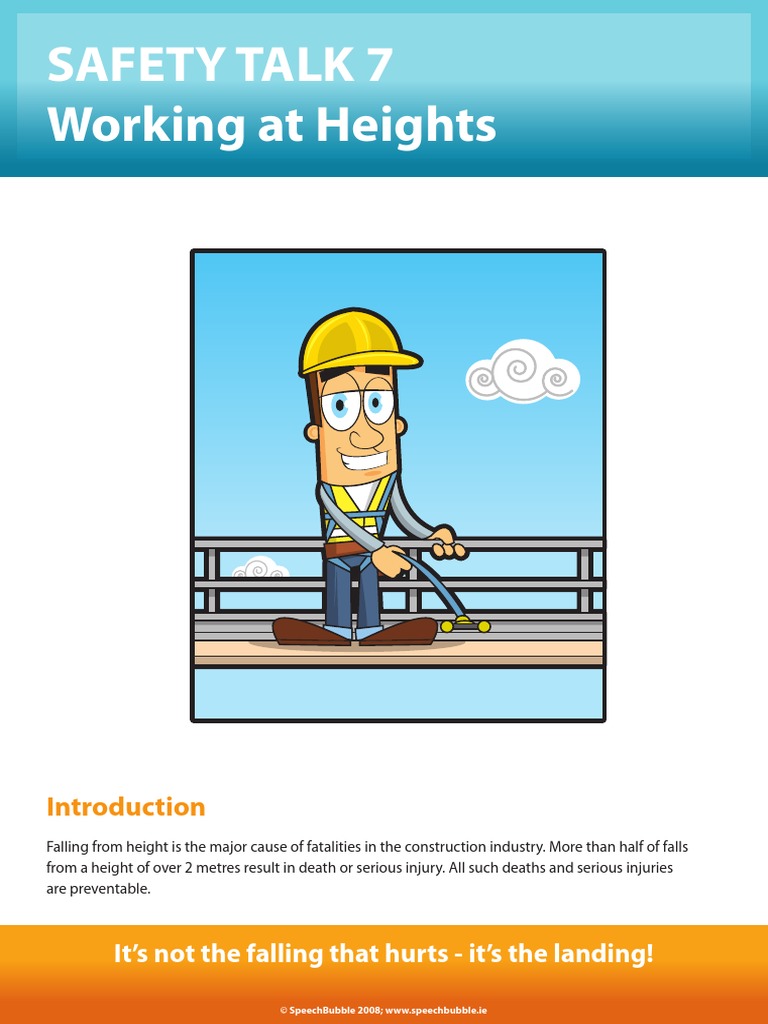 Working at Heights | PDF | Safety | Occupational Safety And Health
