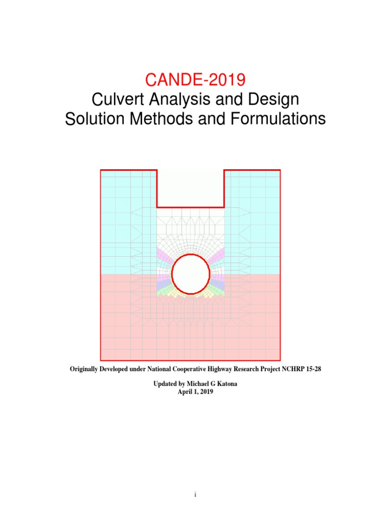 Culvert Analysis and Design Solution Methods and Formulations PDF | PDF ...