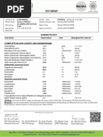 CBC Test Report Format Example Sample Template Drlogy Lab Report | PDF ...