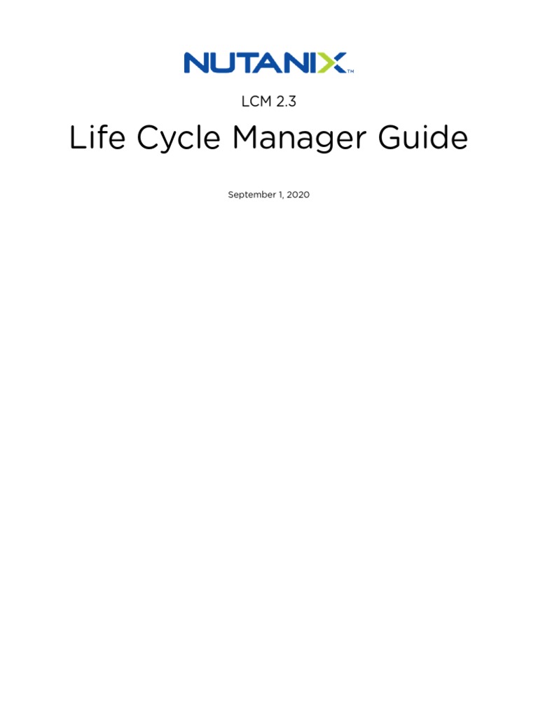 Life Cycle Manager Guide v2 - 3 | PDF | Booting | Hyper V