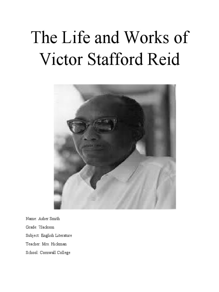 The Life and Works of Victor Stafford Reid | PDF
