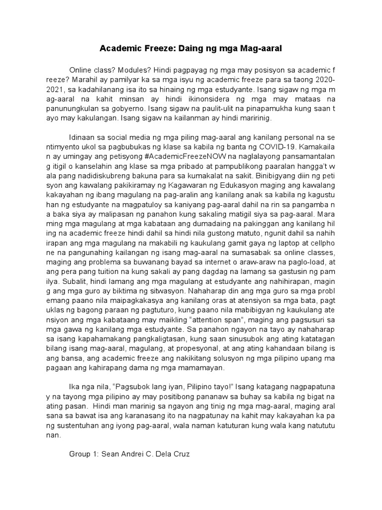 Essay-Group 2 (Filipino) | PDF