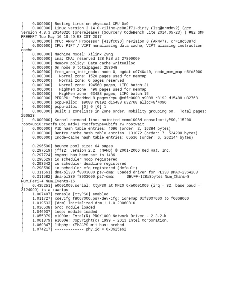 Kernel Log | Download Free PDF | Cpu Cache | Central Processing Unit