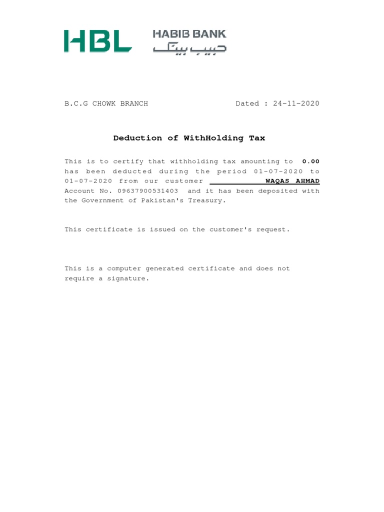 WHT Certificate 24-11-2020T21 16 04 | PDF