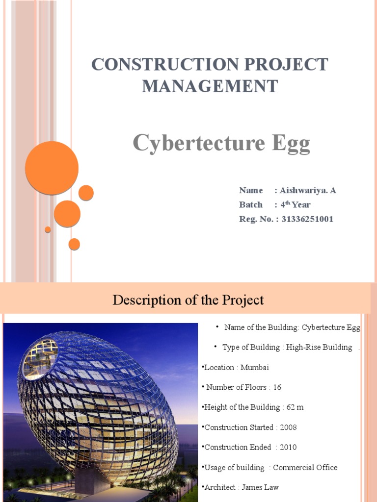 Construction Project Management: Cybertecture Egg | PDF
