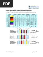 How To Calculate The Value of An SMD Resistor | PDF | Physics | Force
