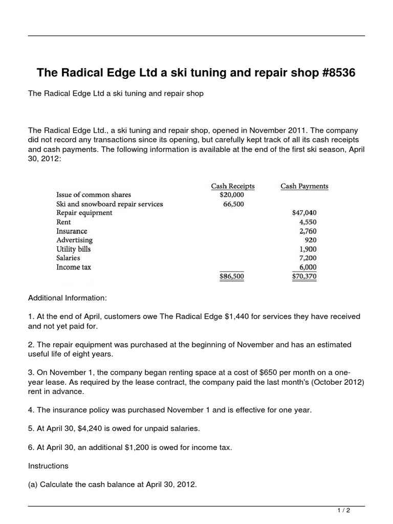 The Radical Edge LTD A Ski Tuning and Repair Shop | PDF