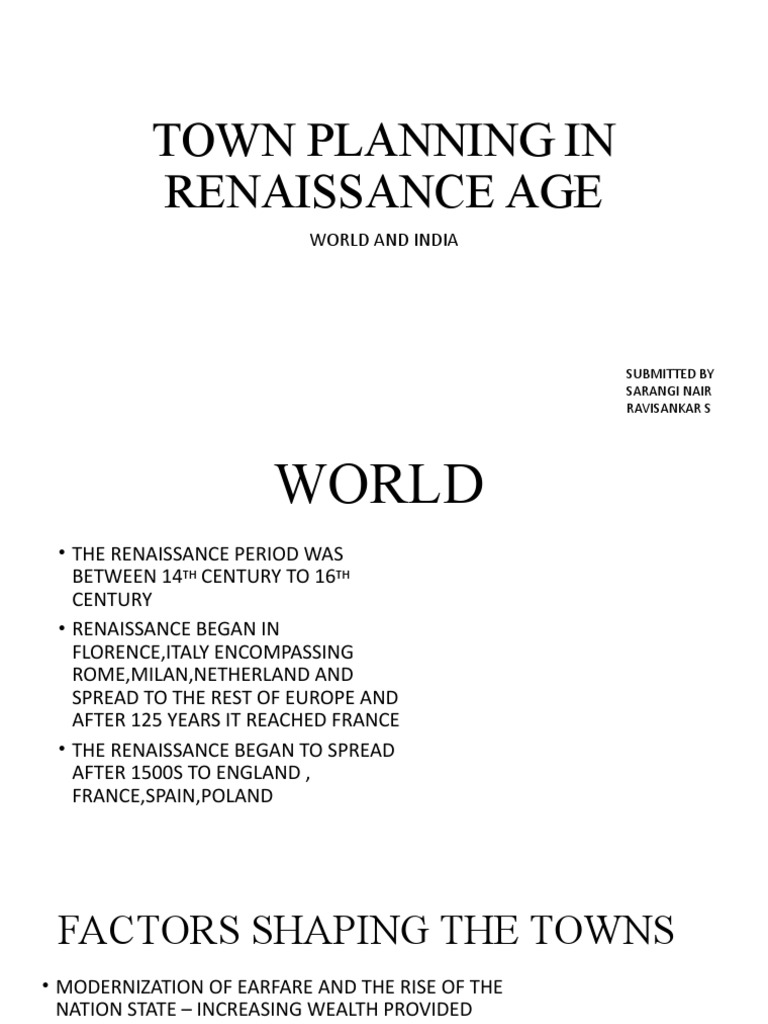 Renaissance Urban Planning Insights | PDF | Renaissance | Florence