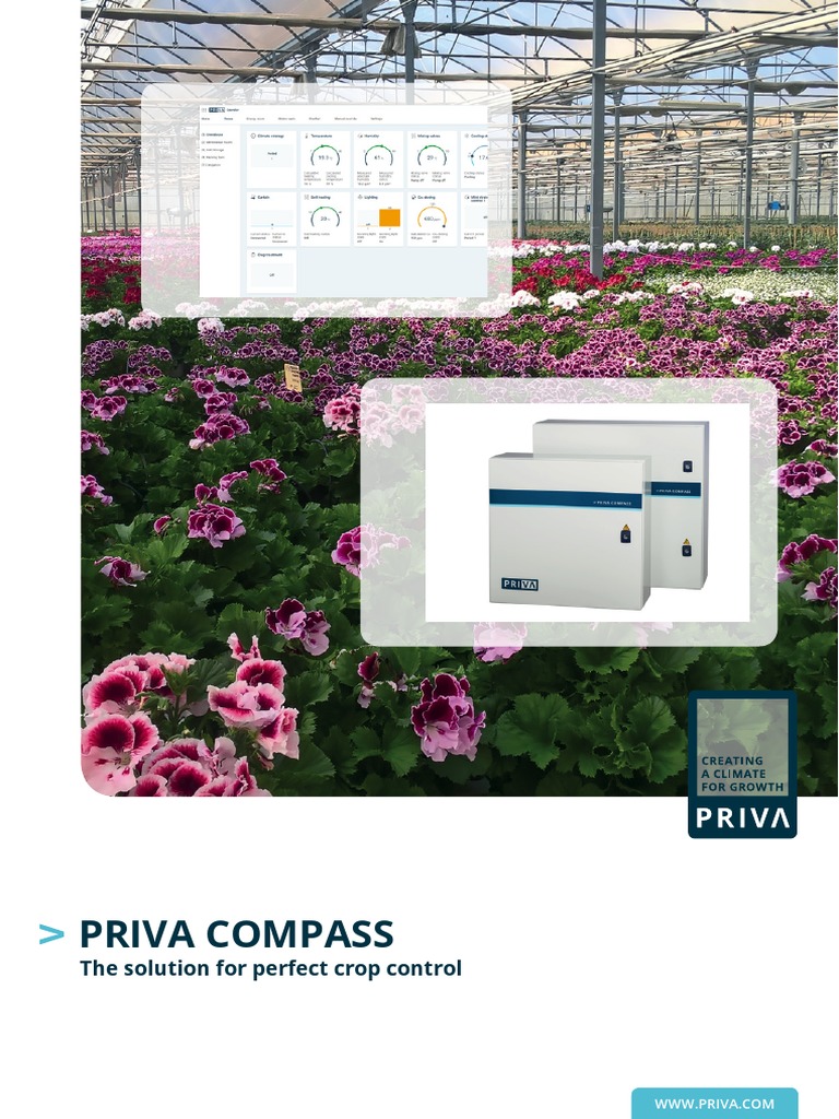 Brochure Priva Compass en PDF | PDF | Greenhouse | Irrigation