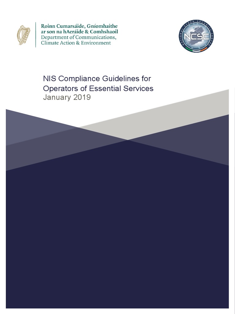 NIS Compliance Guidelines For OES | PDF | Computer Security | Security