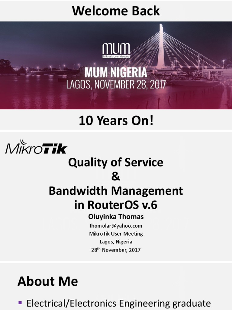 QoS and Bandwidth Management in RouterOS | PDF | Quality Of Service ...