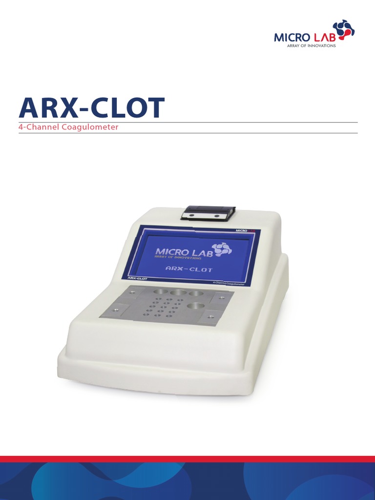 4 Channel Coagulometer | PDF | Assay | Computer Science