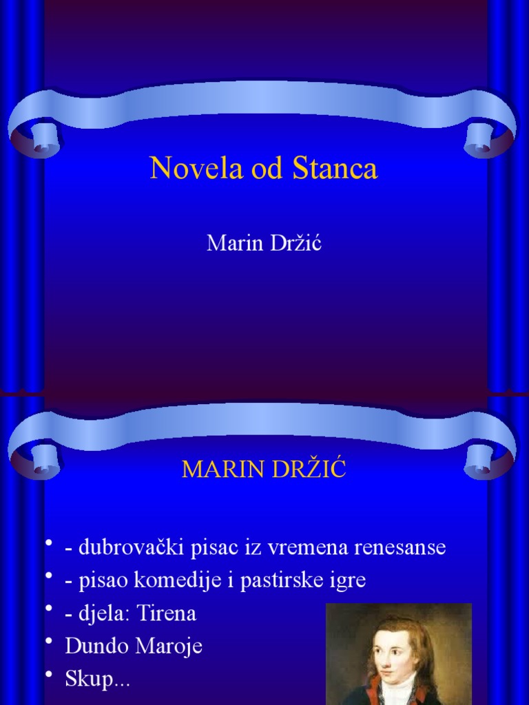 Novela Od Stanca | PDF