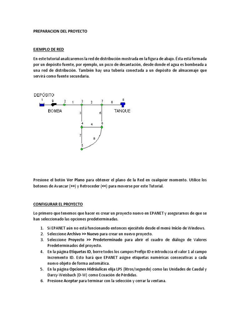 Tutorial Epanet 2 | PDF | Archivo de computadora | Tanques