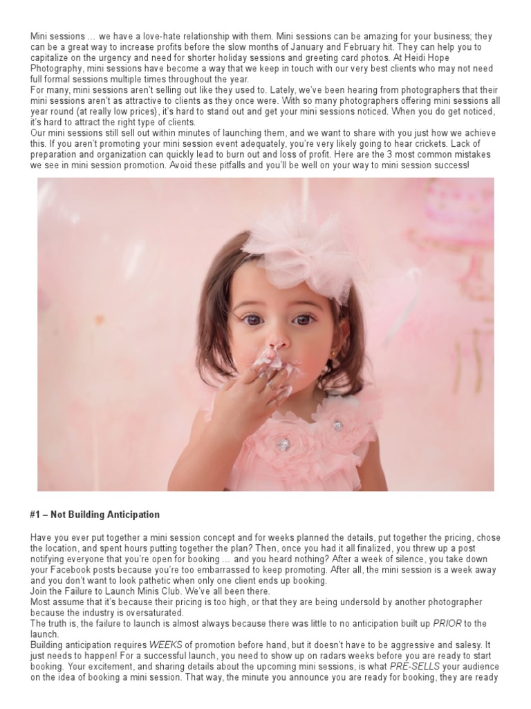 Heidi Hope Photography: #1 - Not Building Anticipation | PDF ...