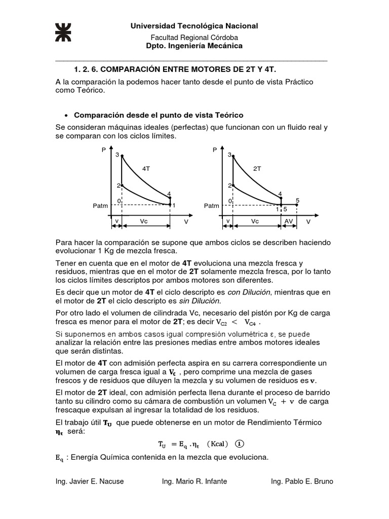 Comparing Two-Stroke and Four-Stroke Engines: A Theoretical and Practical Analysis | PDF | Motor ...