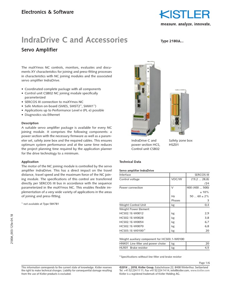 Indradrive C and Accessories: Electronics & Software | PDF ...