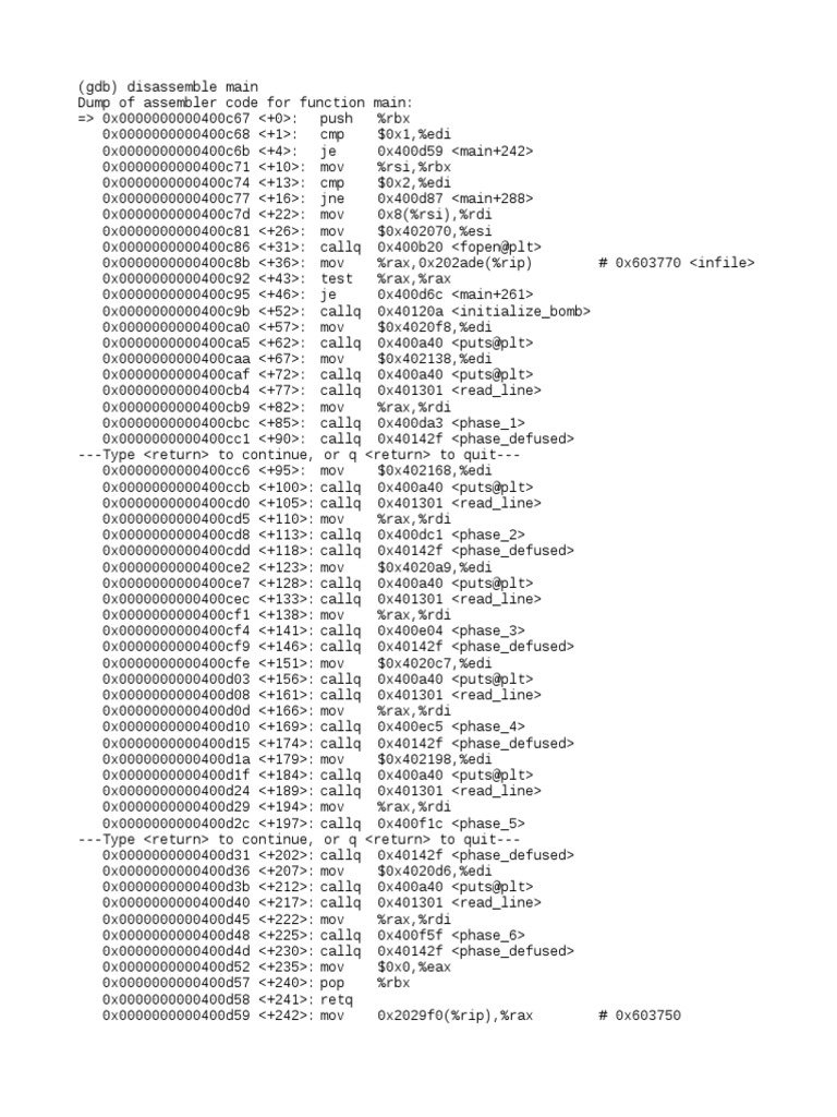 Assembly Code | PDF | Computer Architecture | Notation