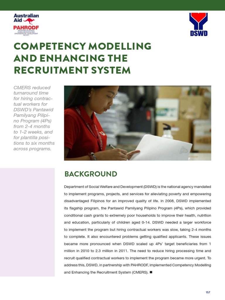Competency-Based Recruitment for DSWD | PDF | Competence (Human ...