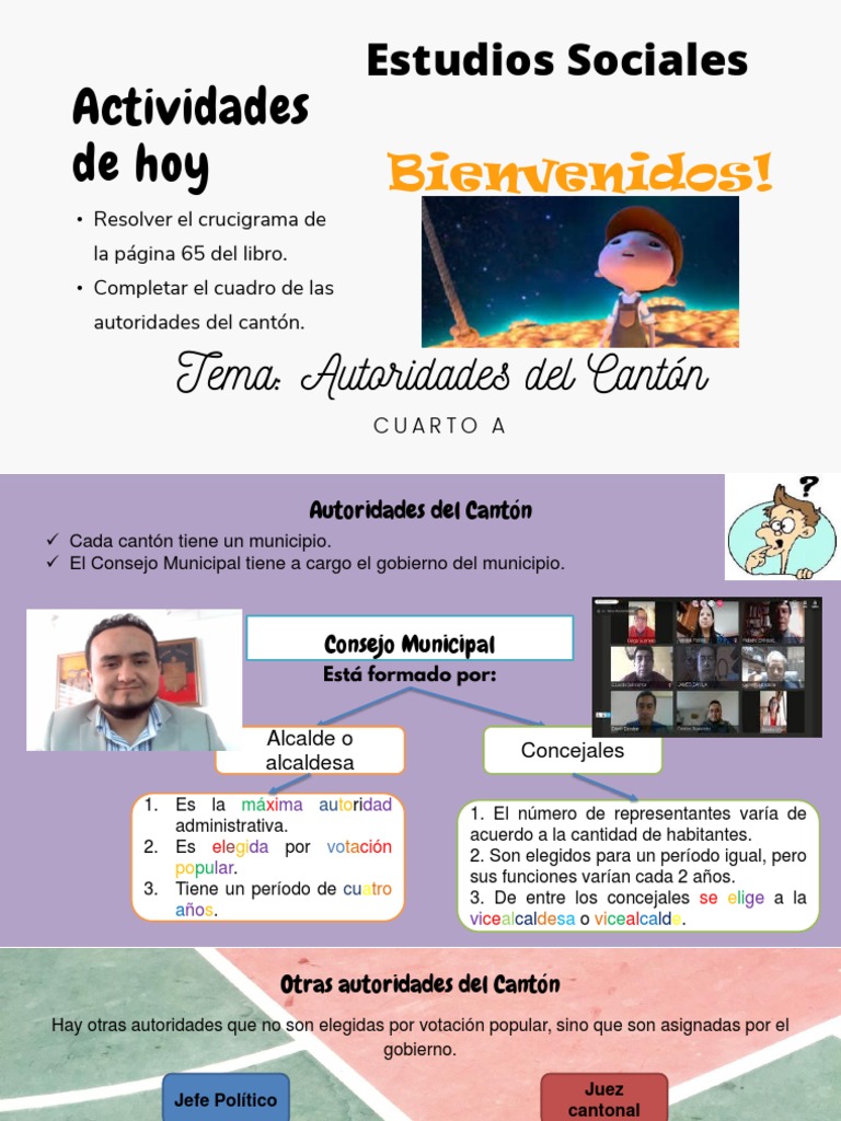 Clase Autoridades Del Cantón | PDF | Alcalde | Gobierno local