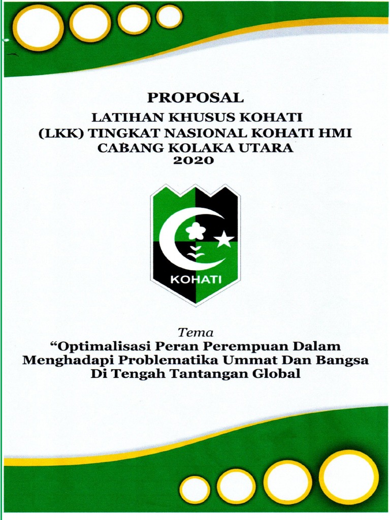 Proposal LKK Kohati 20201 PDF | PDF