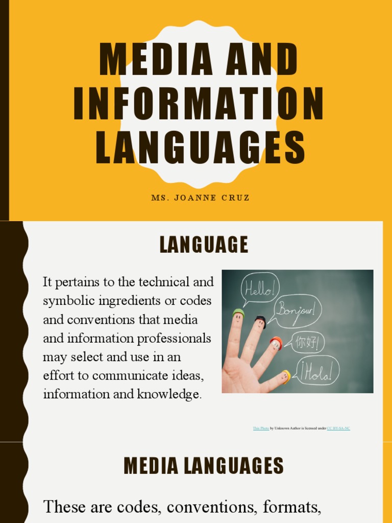 Media and Information Language | PDF | Camera | Genre