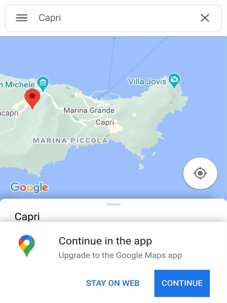 Capri - Google Maps PDF | PDF | Science & Mathematics