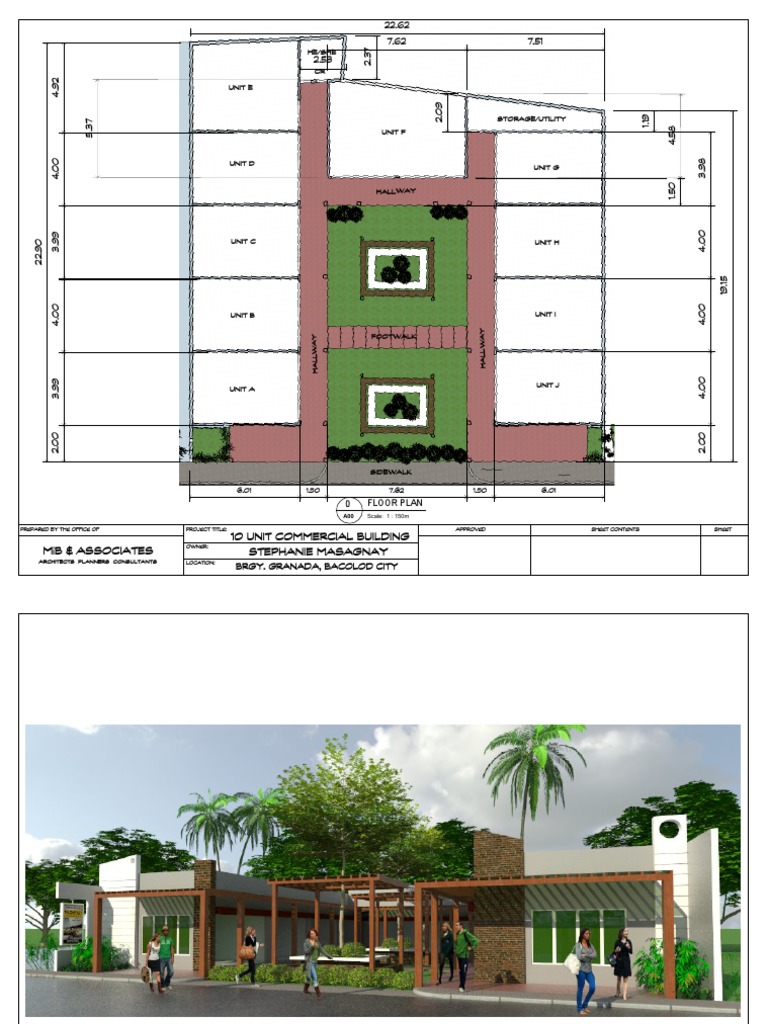 10-Unit Commercial Building | PDF | Design | Business