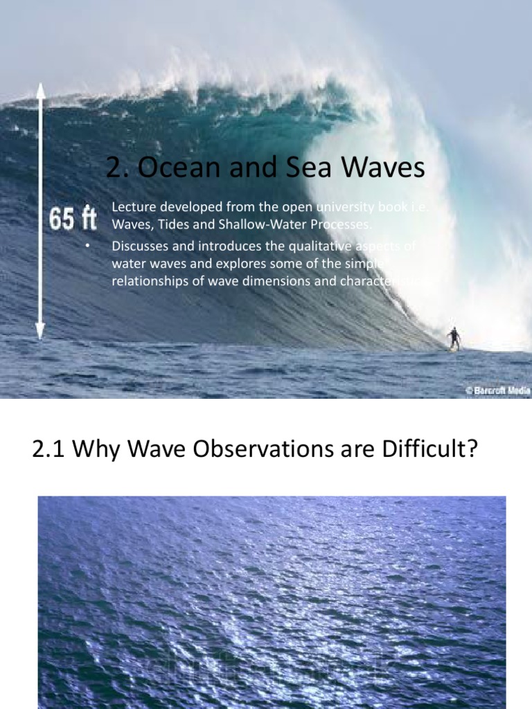 Ocean and Sea Waves | PDF | Waves | Continuum Mechanics