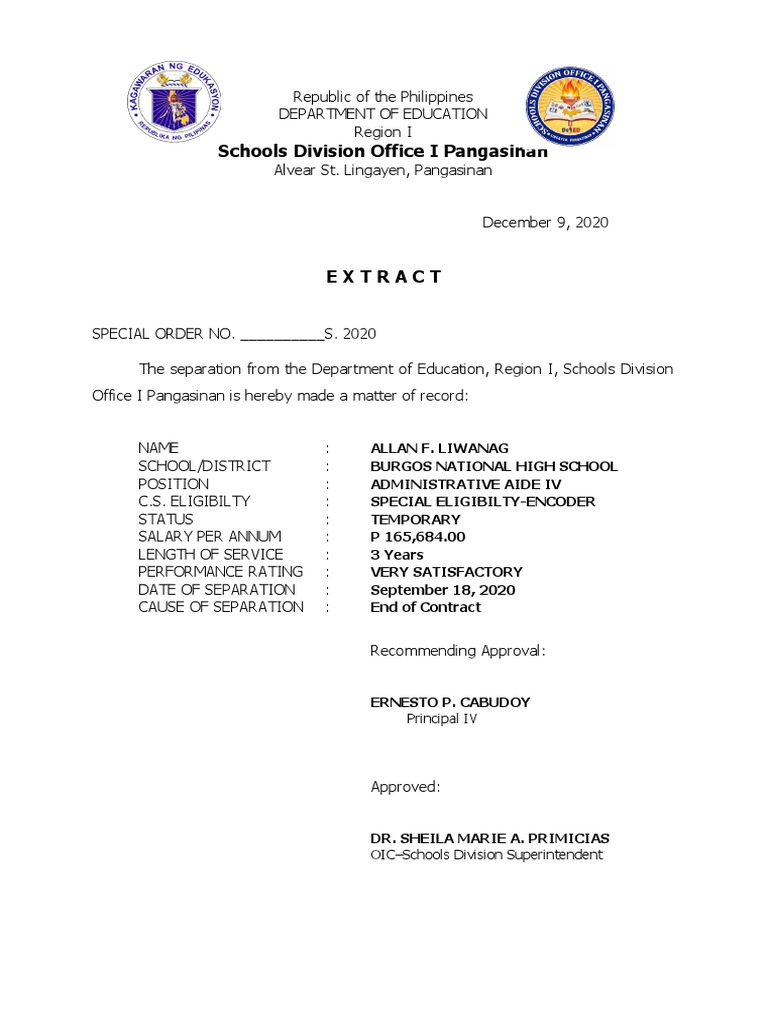 Schools Division Office I Pangasinan | PDF