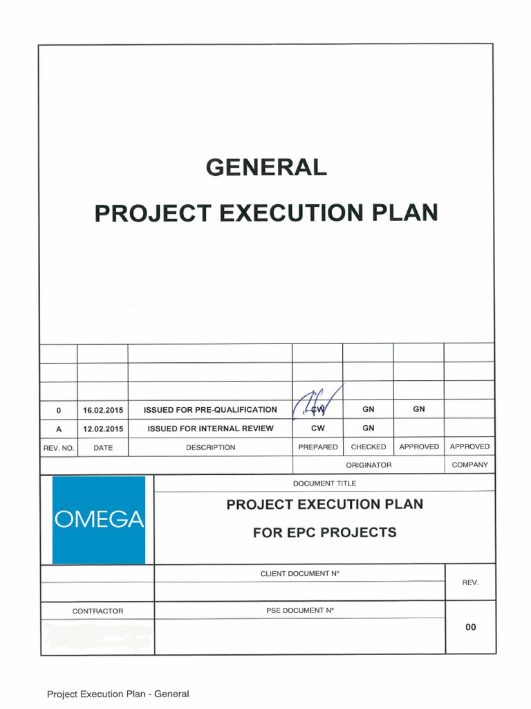 ProjectExecutionPlan PDF | PDF