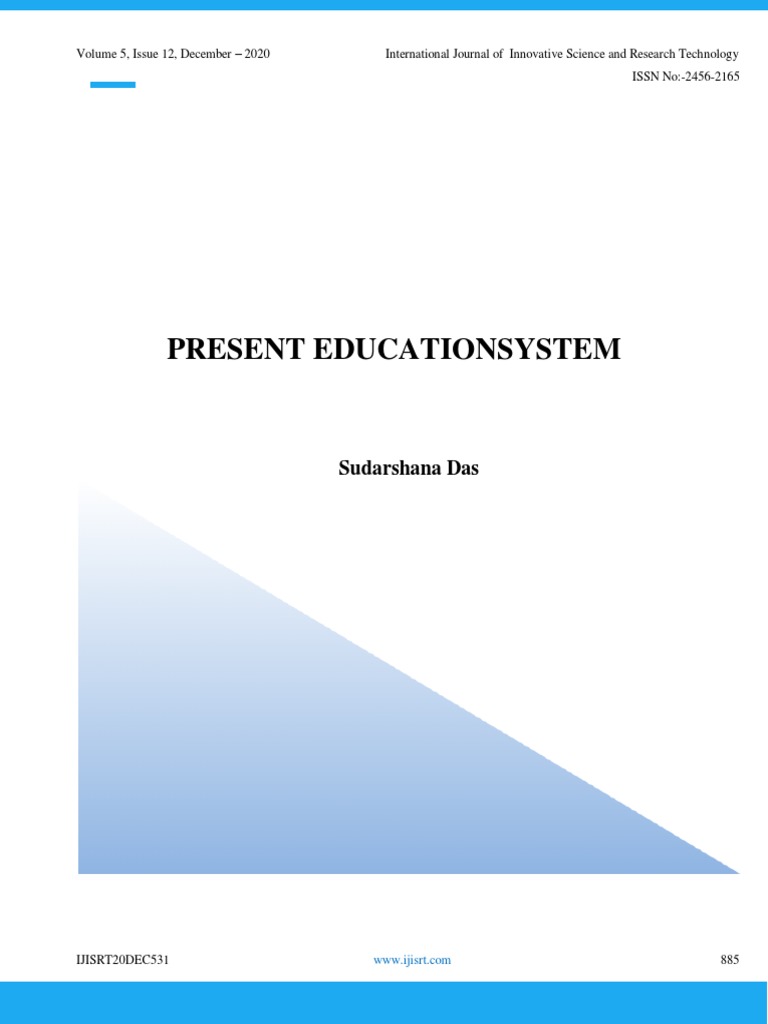 Present Educationsystem | PDF | Educational Technology | Teachers