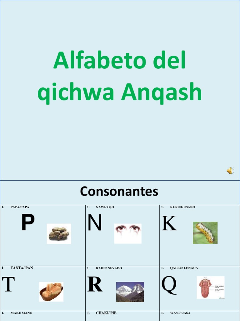 Alfabeto Quechua | PDF | Voz humana | Fonética