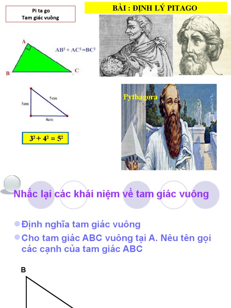 Chuong II 7 Dinh Li Pytago | PDF