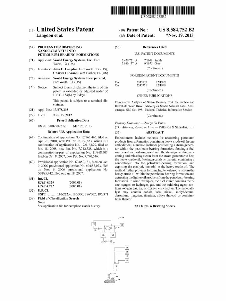 United States Patent (10) Patent No.: US 8,584,752 B2 | PDF ...