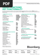 Bloomberg Functions | PDF | Swap (Finance) | Bonds (Finance)
