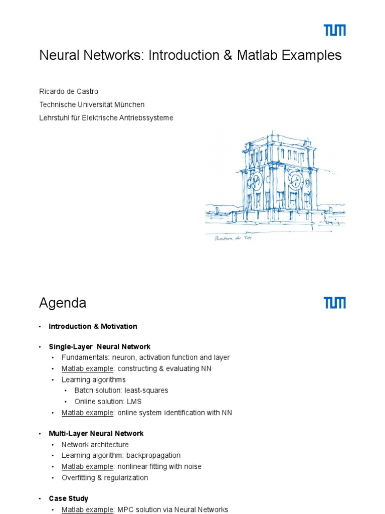Neural Networks: Introduction & Matlab Examples | PDF
