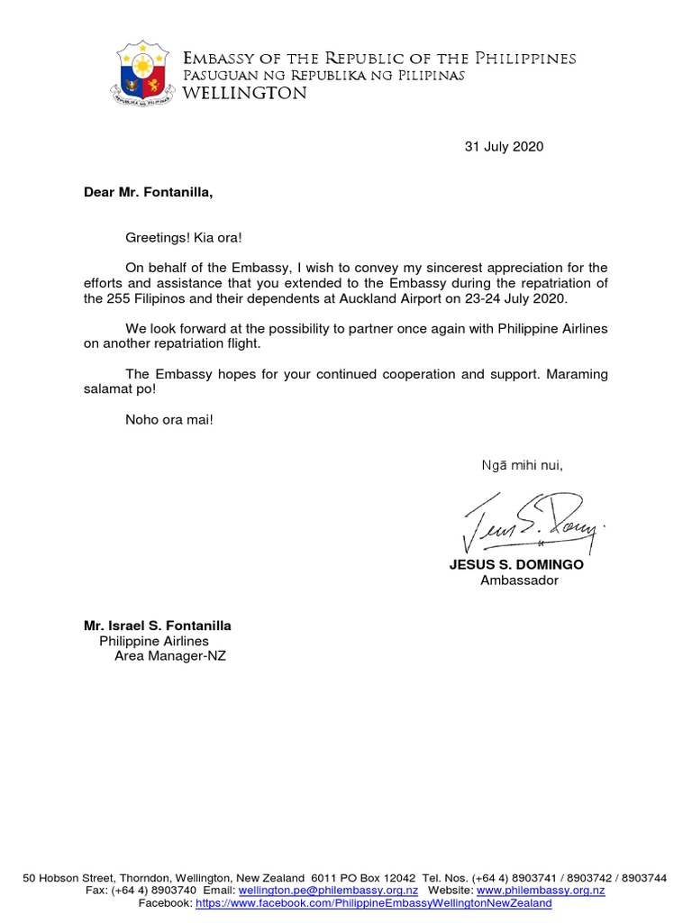 LETTER-PAL-Appreciation - FONTANILLA | PDF