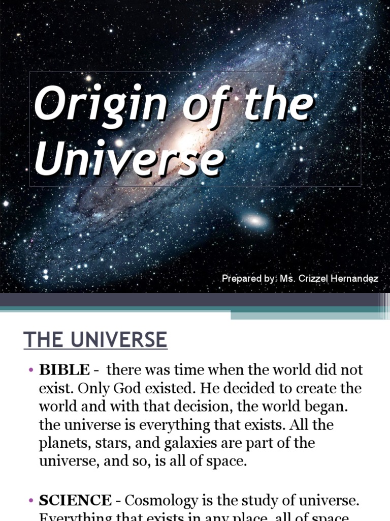 Origin of The Universe | PDF | Universe | Big Bang