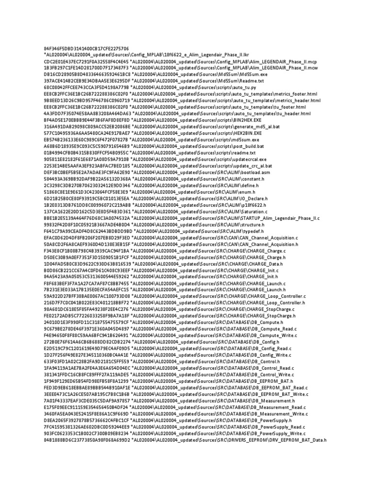 PB560 Source Code Checksums | PDF | Computing