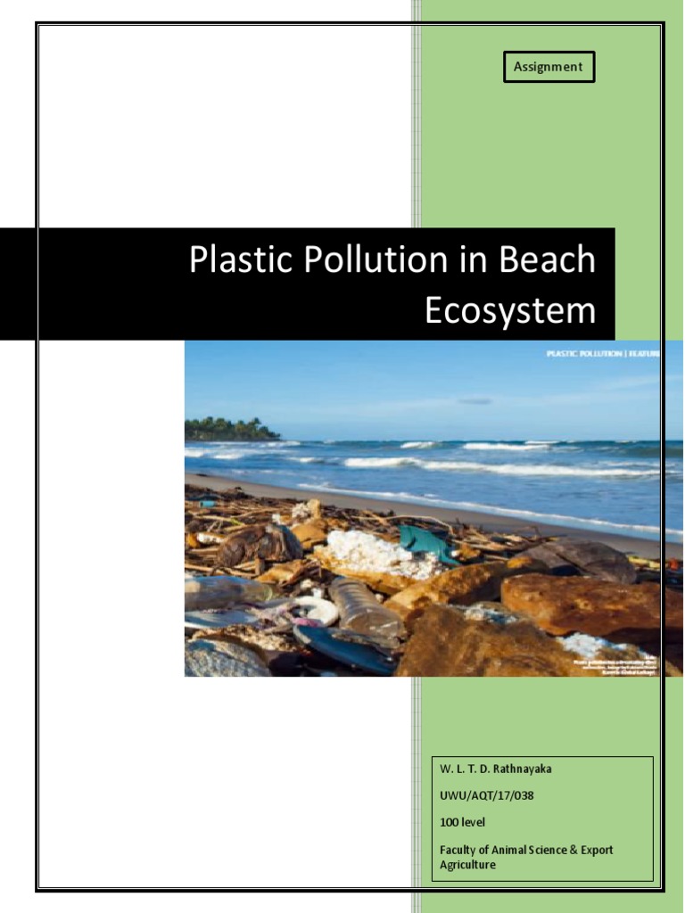 Plastic Pollution in Coastal Ecosystems | PDF | Plastic | Reuse