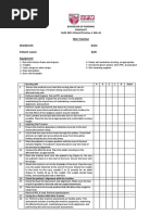(OSCE) and (OSPE) Examination | PDF | Cognition | Cognitive Science