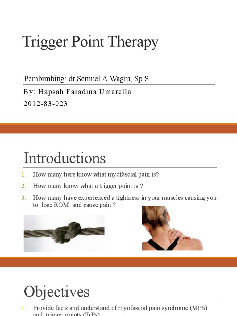 Trigger Point Therapy | PDF | Myofascial Trigger Point | Soft Tissue